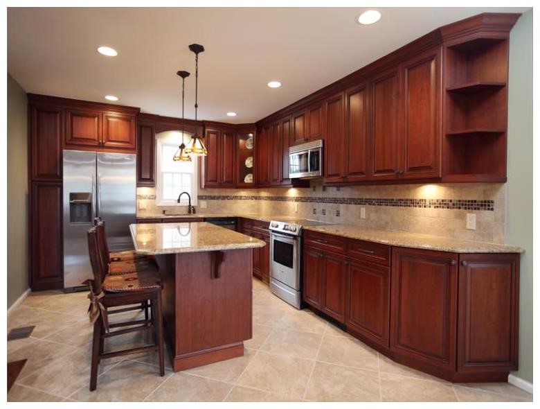 11 Cherry Red Cabinet Kitchens - ZCAZ MILLIE WALLS'S BLOG