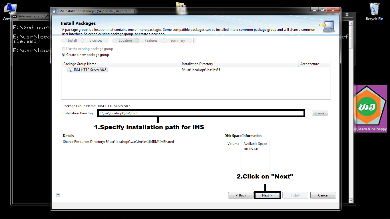 IBM WebSphere Application Server Install IBM HTTP Server V 8 5 In IBM WebSphere Application Server Install IBM HTTP Server V 8 5 In