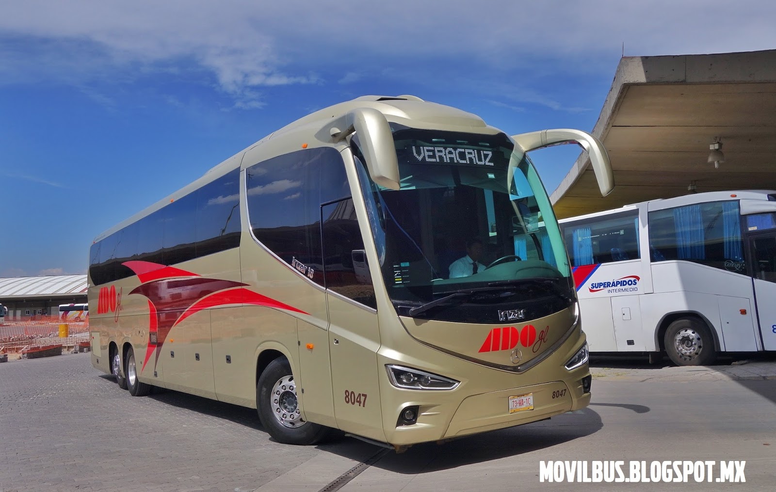 MOVILBUS: Servicios de Lujo del Grupo ADO prueba Irizar i8.