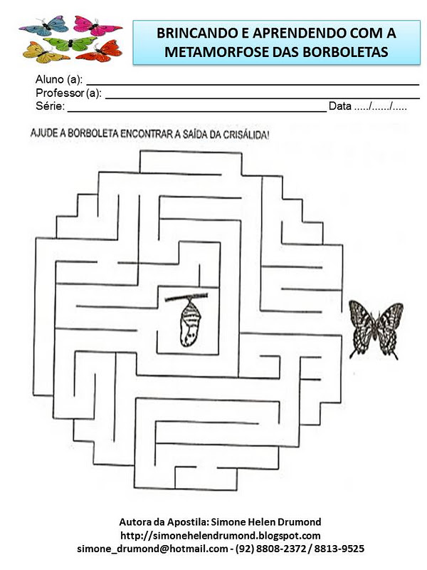 Simone Helen Drumond : ATIVIDADE 6 - AS BORBOLETAS Simone Helen Drumond : ATIVIDADE 6 - AS BORBOLETAS