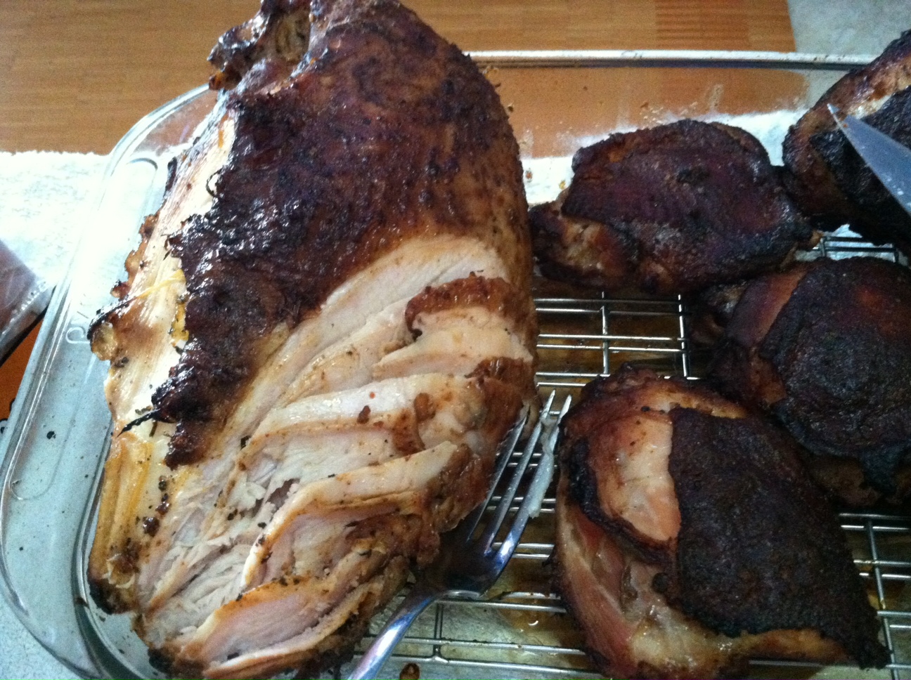 bonita barn: BBQ LOG | #1 Smoked Half Turkey Breast + Baby Briskets ...