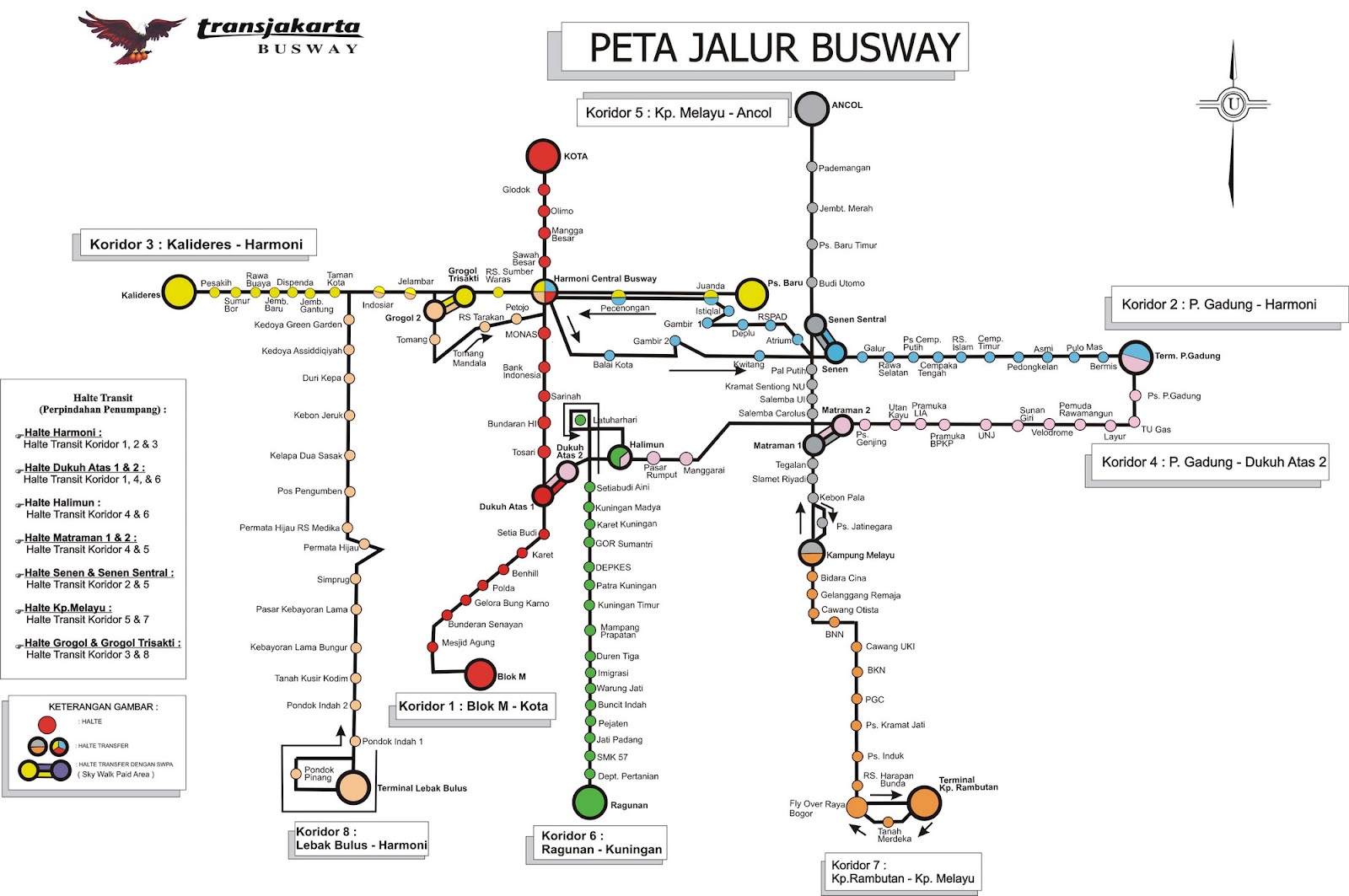 ALLSTAR SKYLINE: Rute Jalur Busway