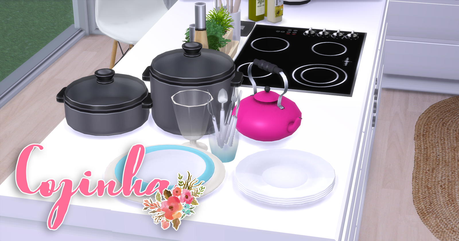 Mony Sims: The Sims 4 - Objetos de Decoração #2 | COZINHA E SALA DE ...