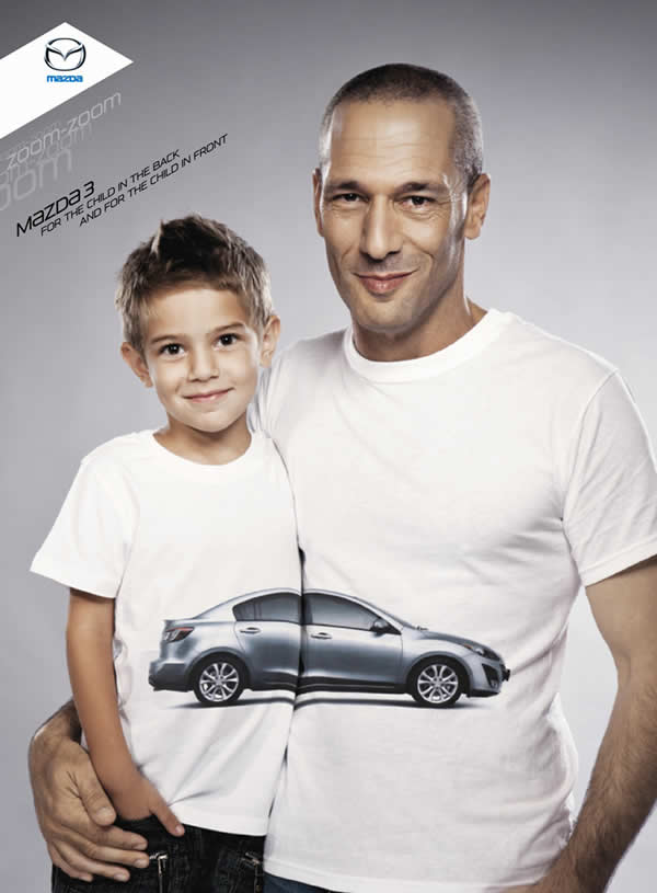 Inspiring Advertising Design: Mazda zoom