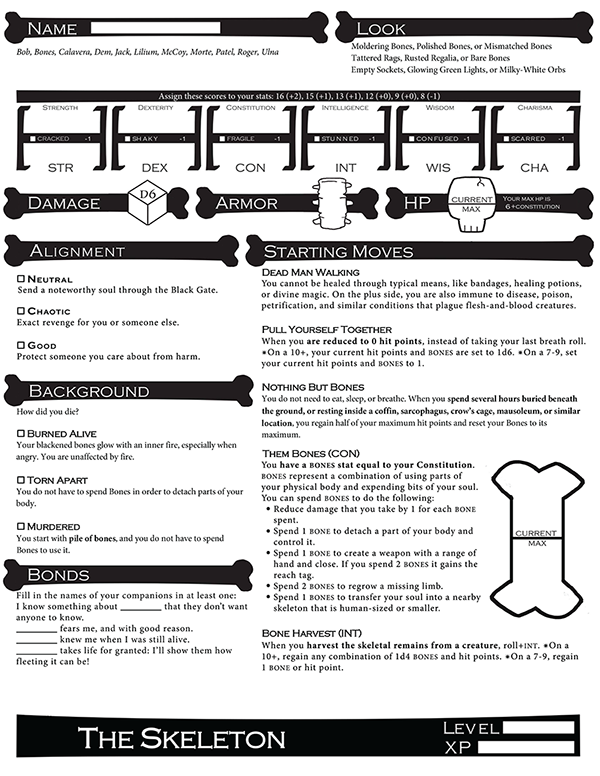 Dungeon World: Evolution of the Playbook - Points of Light