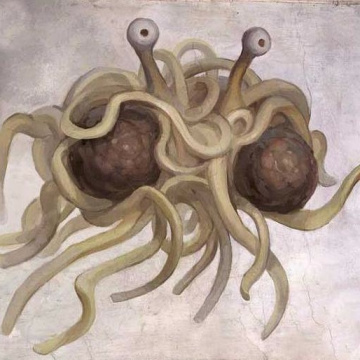 Nathan Barontini's Blog: Of Atheists, Straw Men, Spaghetti Monsters ...