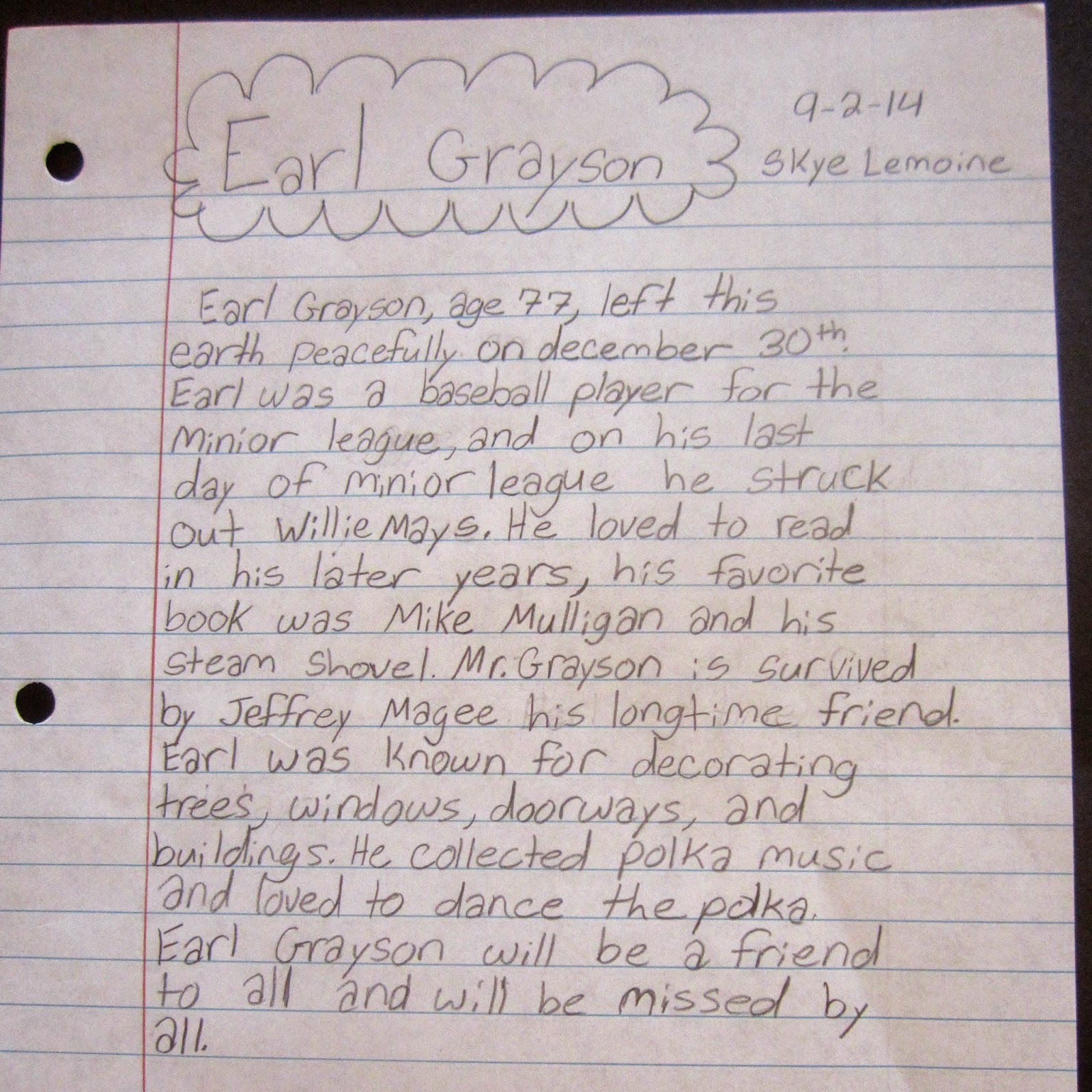 Grayson From Maniac Magee