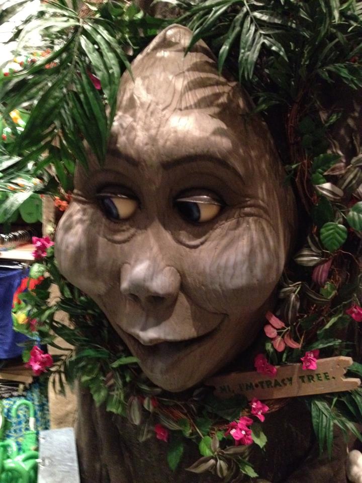 Whoever designed the talking tree in Rainforest Cafe can go fuck ...