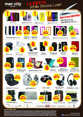 I Love Freebies Malaysia: Promotions > Mac City Sale 90% OFF / Free ...