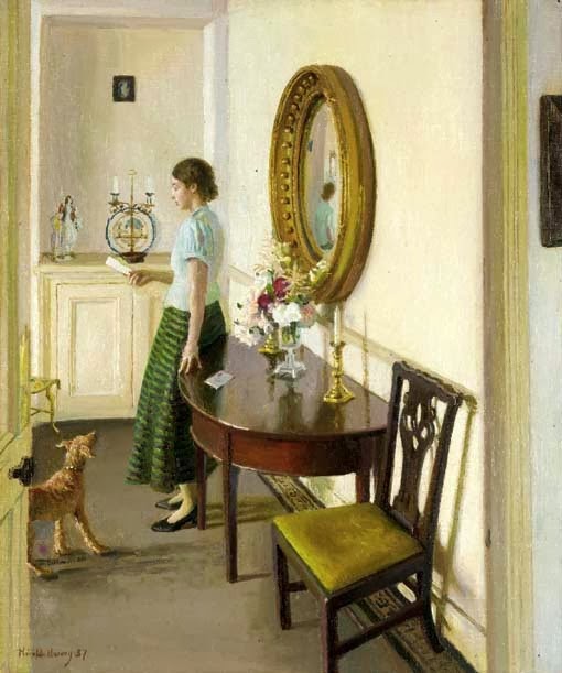 Reading and Art: Harold Harvey