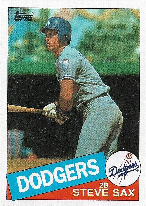 1985 Topps: #470 - Steve Sax