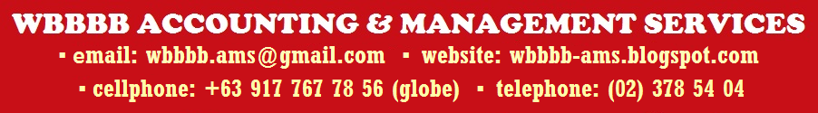 Wbbbb Accounting And Management Services Classification Of Accounting