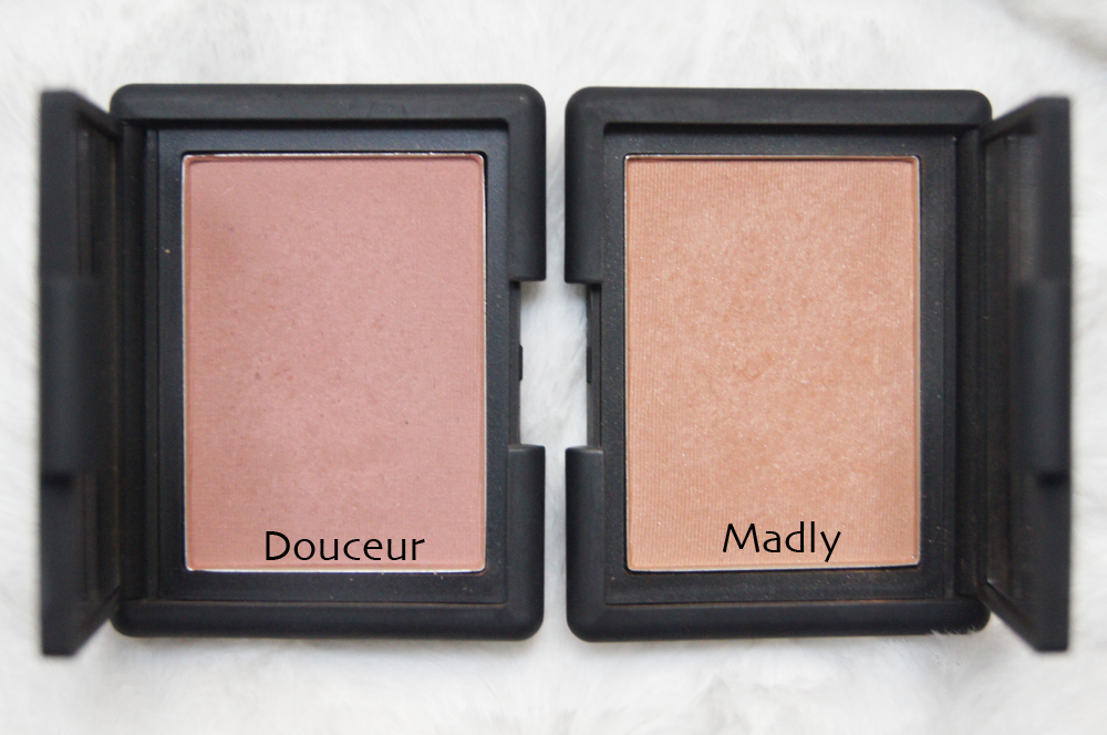 Arlette's Diary: Blush Nars Douceur vs Madly / le cas du blush neutre