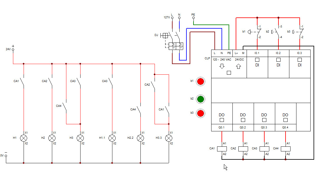 Como fazer um diagrama ladder no CLP para um semáforo - Ensinando ...