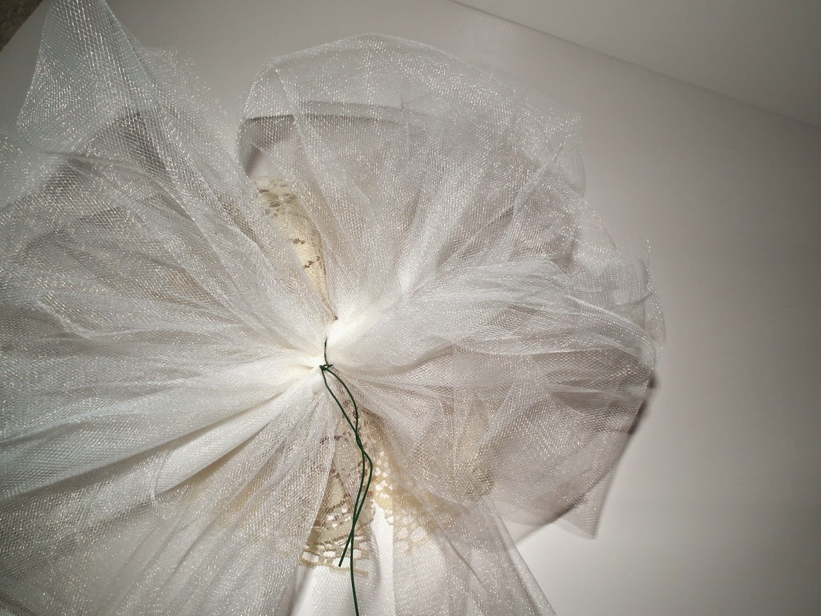 Touching the Past: DIY Tulle Wedding Pew Bows