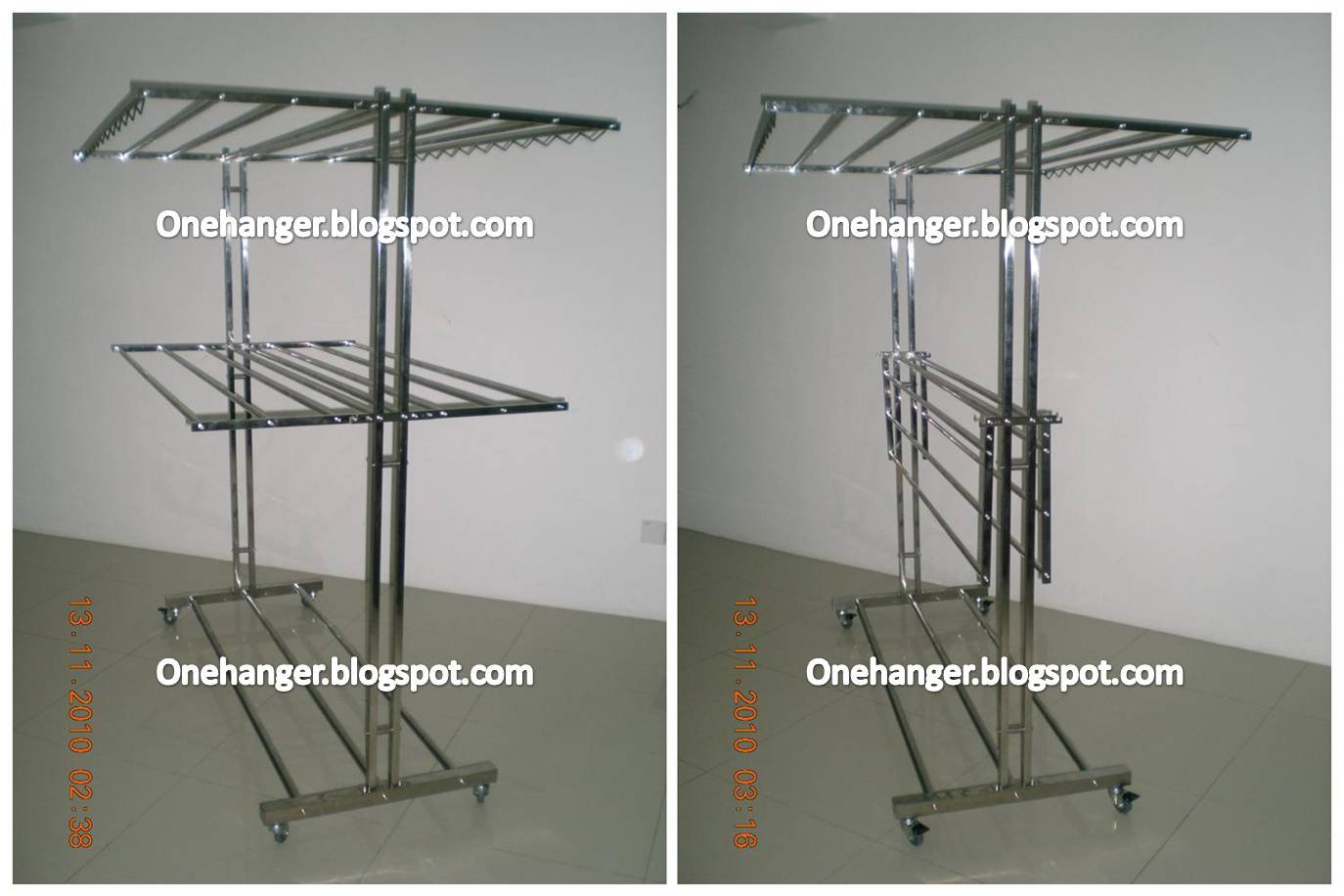 PENYIDAI BAJU / AMPAIAN MODEN STAINLESS STEEL: ﻿HEAVY DUTY FREE ...