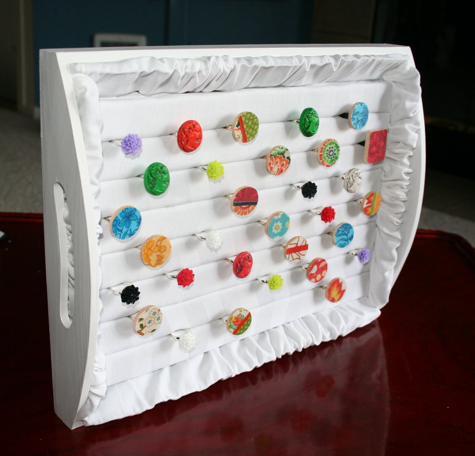 The Experimental Crafter: Ring Display Makeover