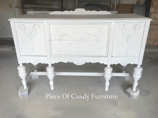 Piece Of Candy Furniture: Cream Aged Buffet Sideboard....