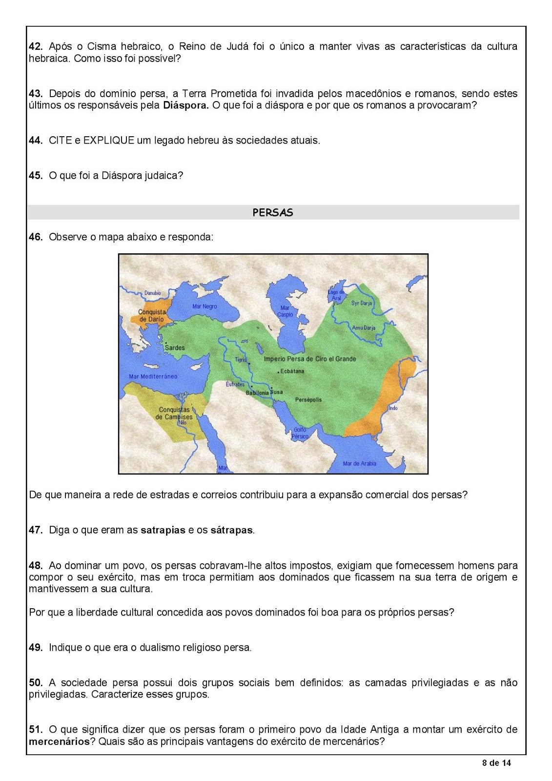Atividades Historia 6 Ano - FDPLEARN