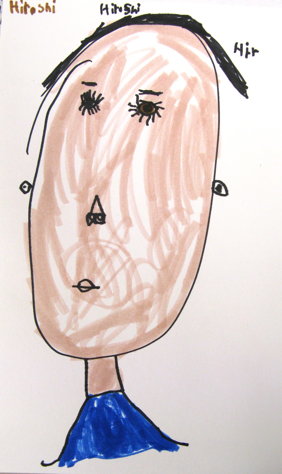School at St. George Place Elementary: Self-Portraits by Pre-K