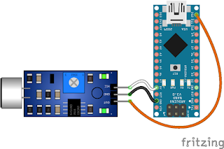 個人的な φ(`д´)ﾒﾓﾒﾓ…: FC-04 Sound Sensor をテスト