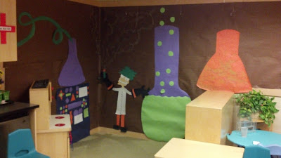 My Corner of the Room: Secondary Color Week - Mad Science Laboratory!