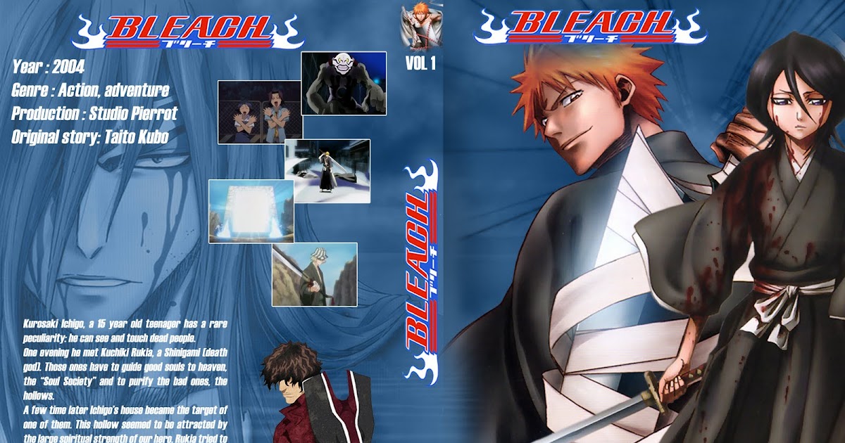 DVD COVERS AND LABELS: Bleach vol.1
