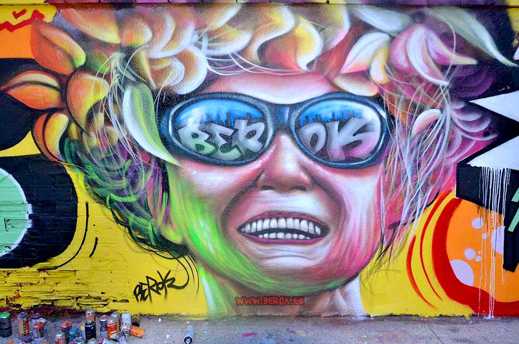 Graffitis Dam Trs y Derz Barcelona