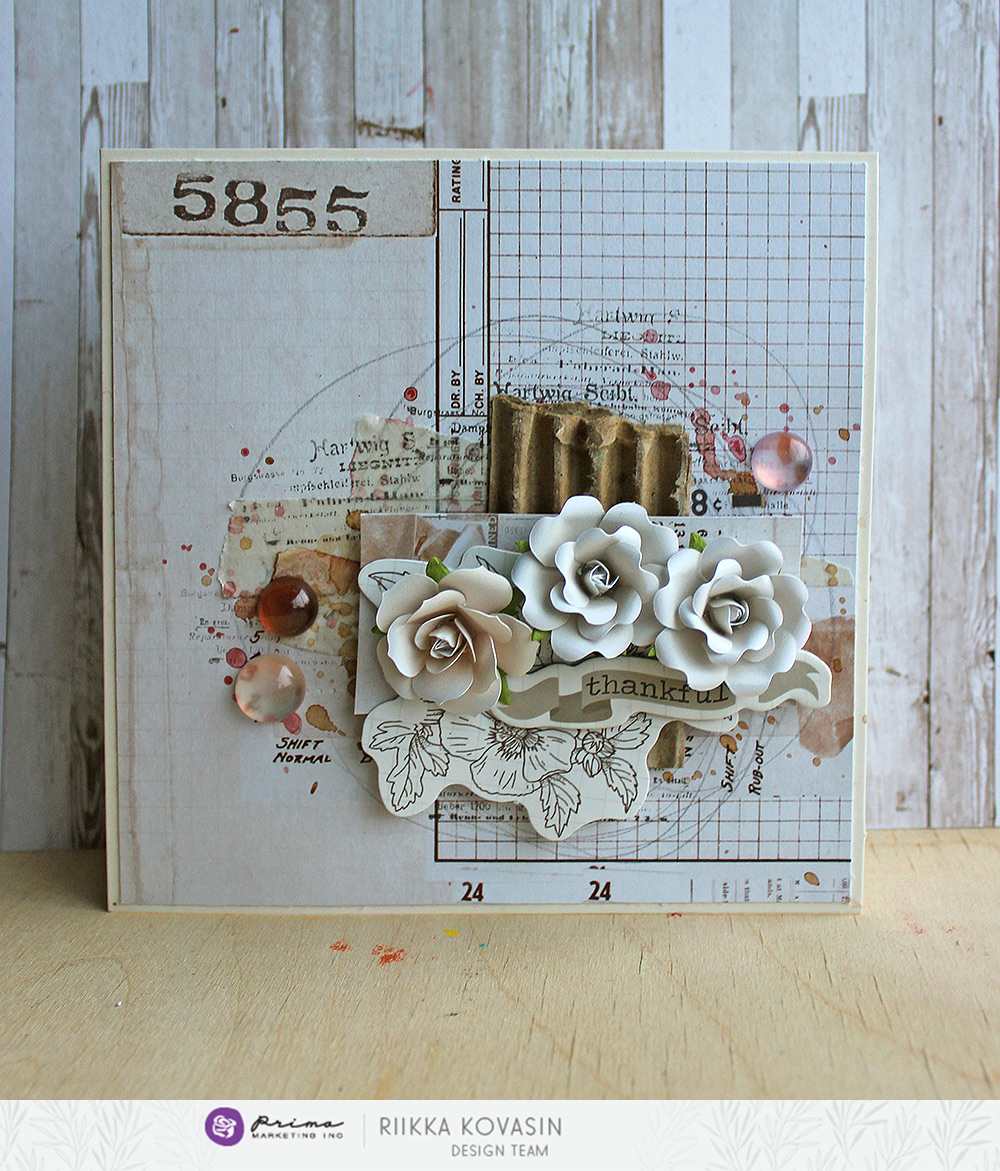 Riikka Kovasin - Paperiliitin: Pretty Pale cards - Prima Marketing