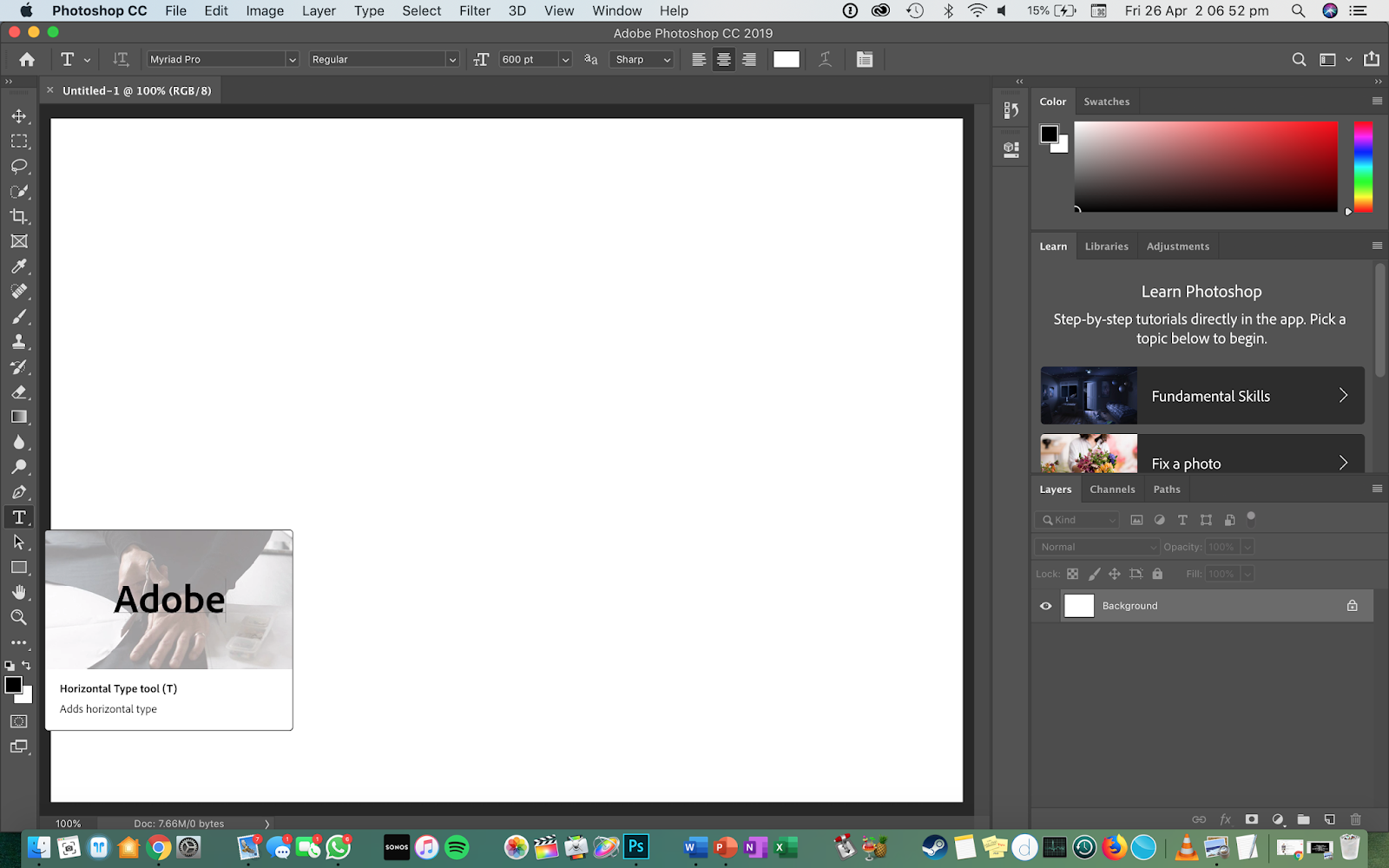 Tools used to create our poster