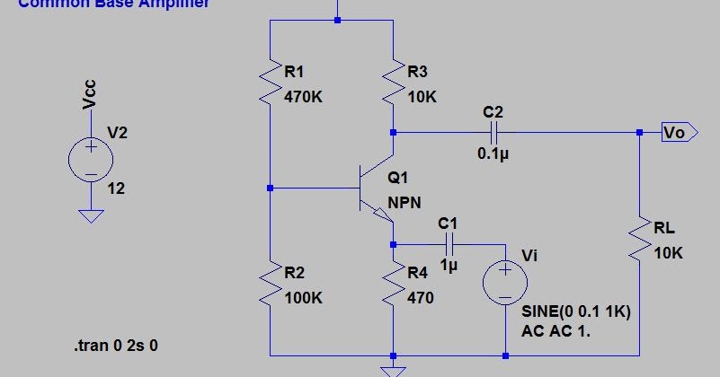 Electro-Magnetic World: Common Base Amplifier