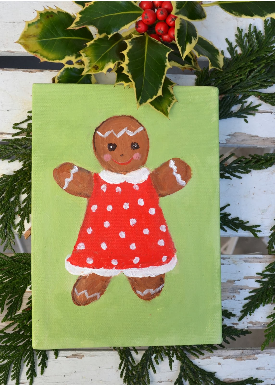 My Painted Garden: Baking Gingerbread Men for Art 101 Inspirations