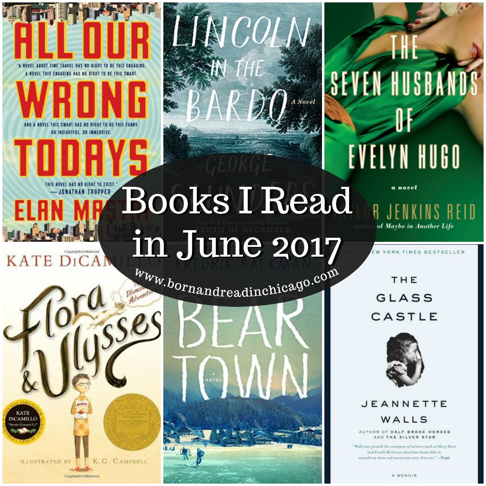 Books I Read in June ~ Born and Read in Chicago