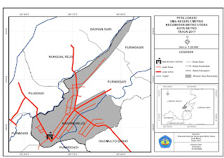 PETA LOKASI SMA NEGERI 3 METRO | Kumpulan Peta
