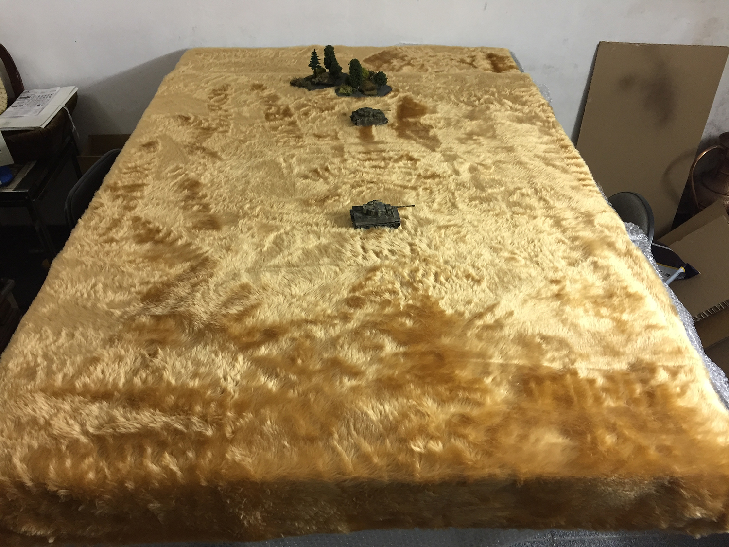 Kostka Domina: Faux fur/teddy bear fur mat for wargaming TUTORIAL ...