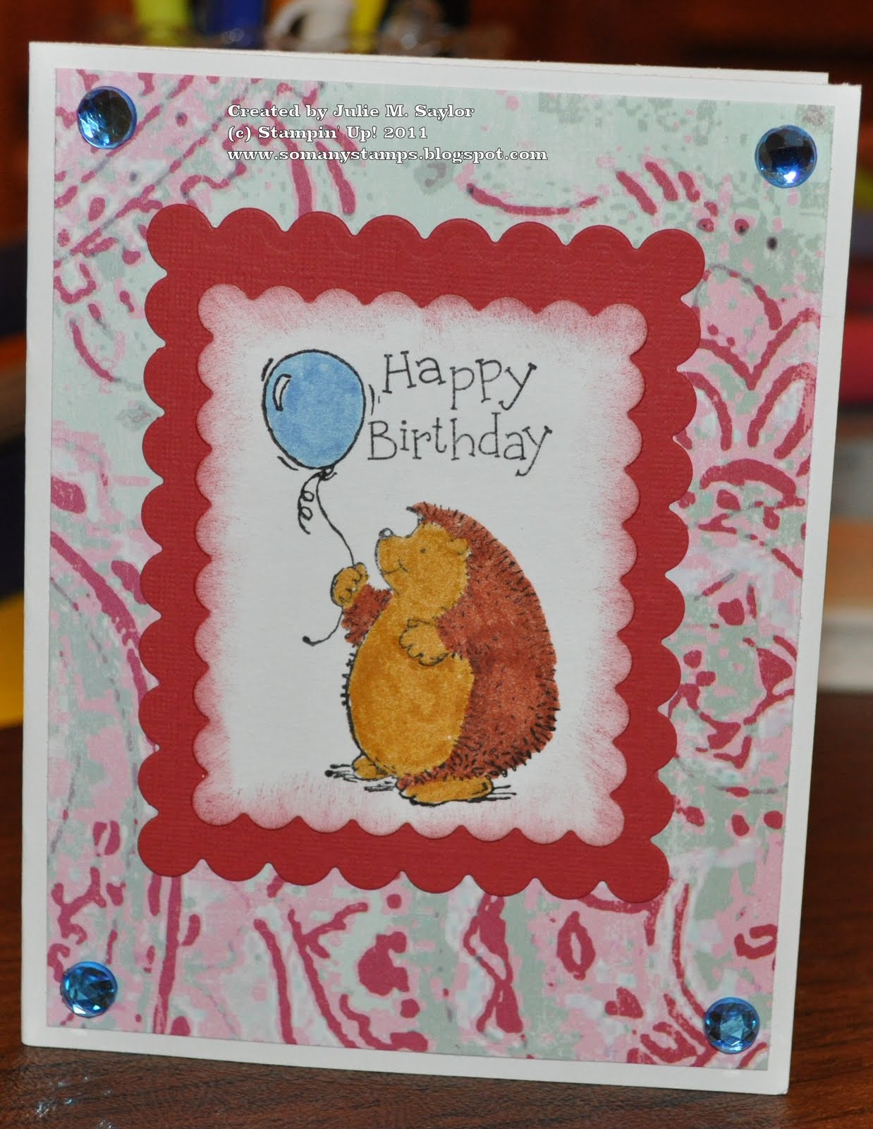 So Many Stamps: Kids class birthday cards