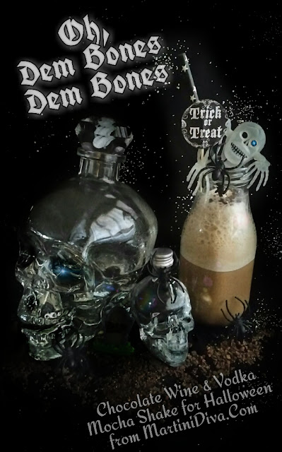 The MARTINI DIVA: DEM BONES, DEM BONES Chocolate Wine & Vodka Mocha ...