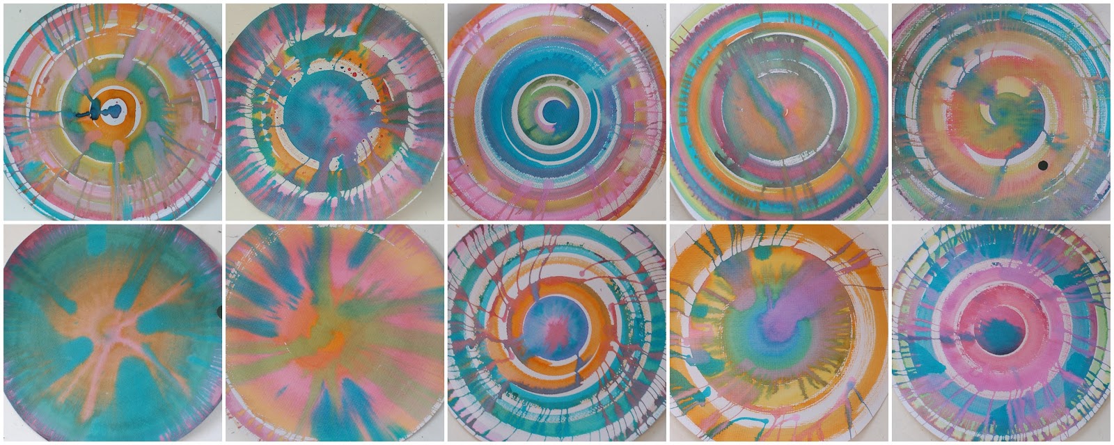 Sunnyside Art House: SPIN ART - 5 Ways...