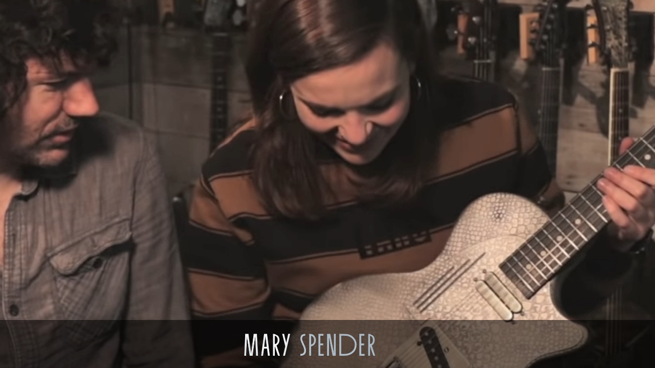 Mary Spender: These electric guitars are made out of STEEL!