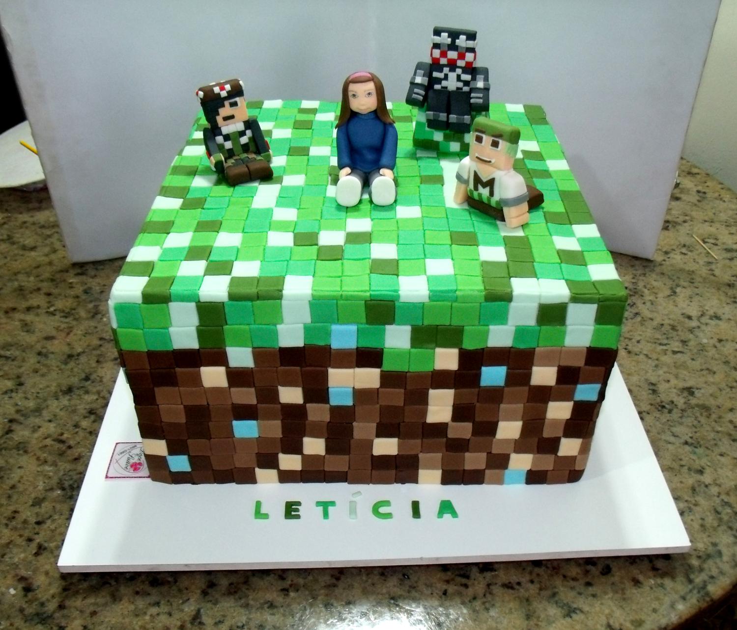 Os 10 Bolos mais bonitos baseados no game Minecraft! ~ Nerd World News