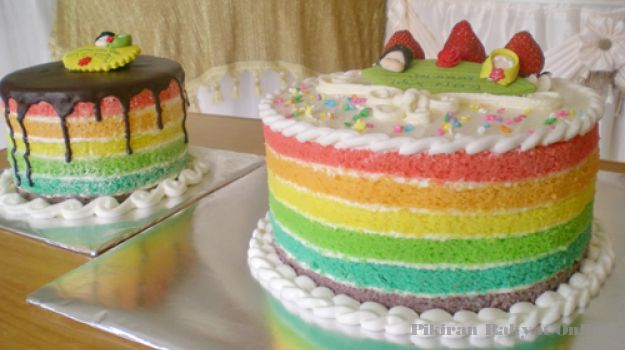Dunia Dapur : Rainbow Cake