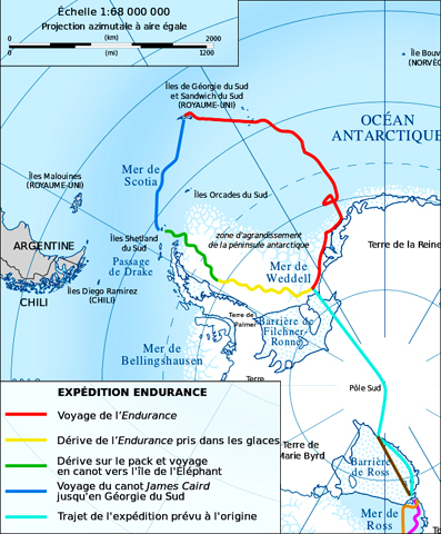 Marque-pages : L'endurance de Shackleton