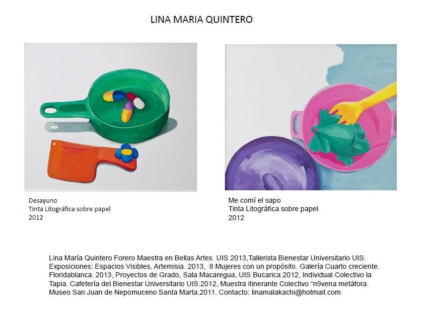 MUSEO DE ARTE MODERNO DE BUCARAMANGA-MAMB: LINA MARÍA QUINTERO EN LA ...