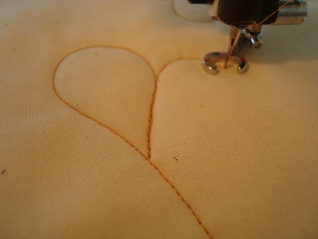 Thread Head: Free Motion Feather Tutorial