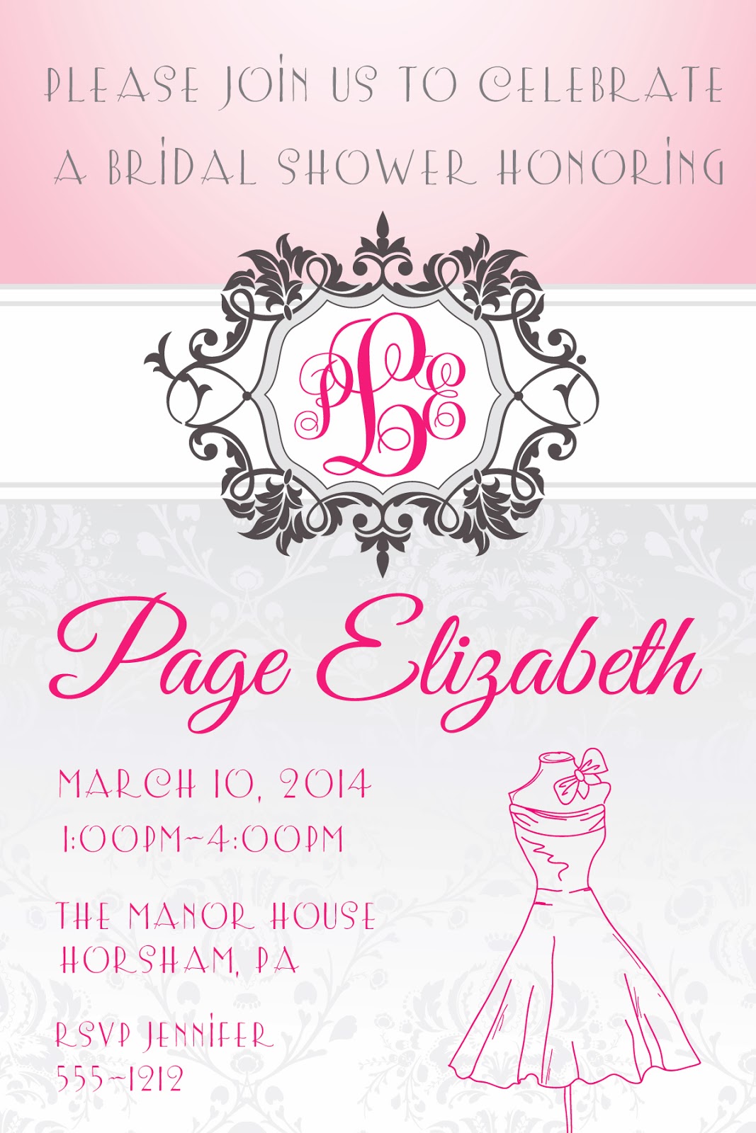 Destination Invitation: French Inspired Party Invitation