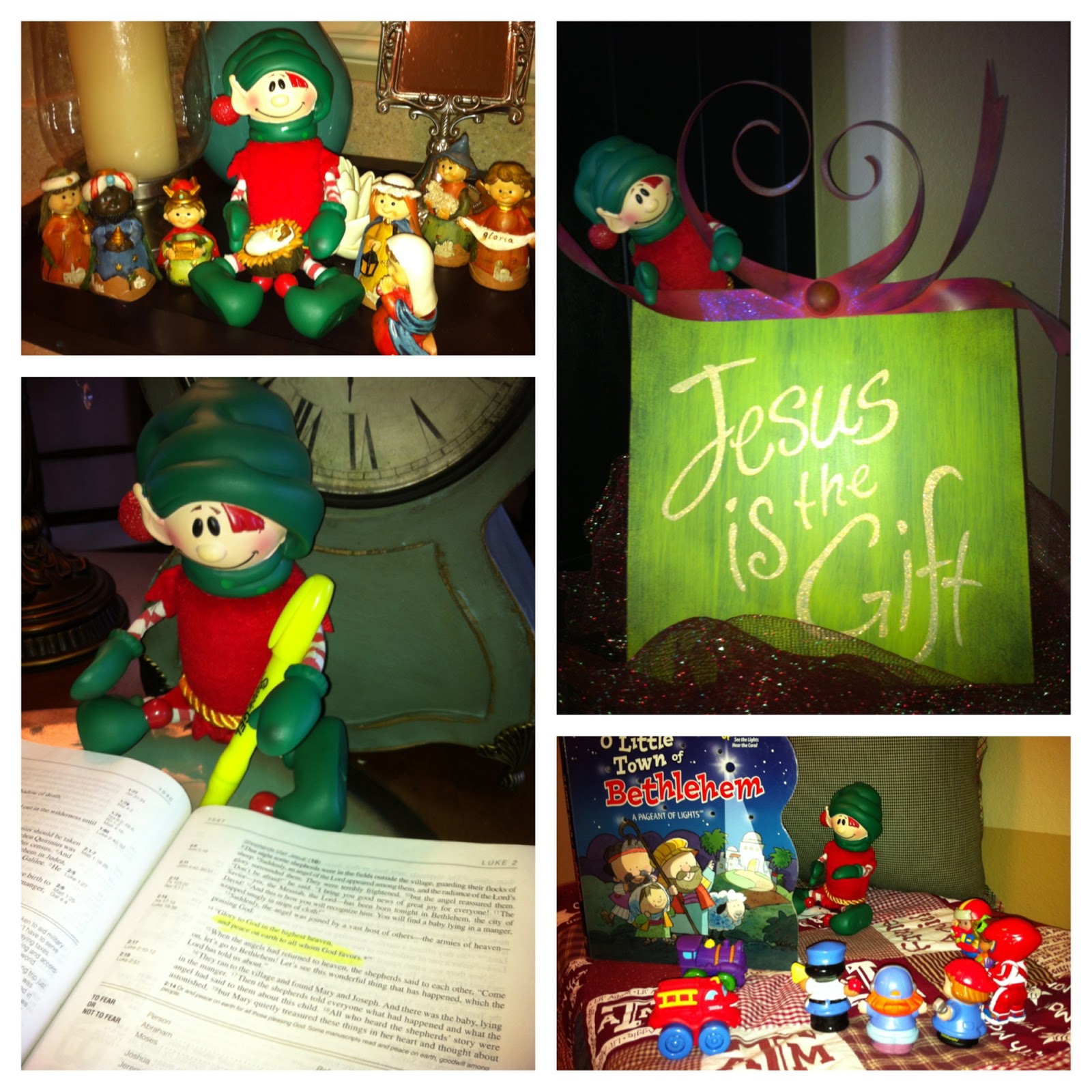 My Precious Family: Our Elf & Jesus