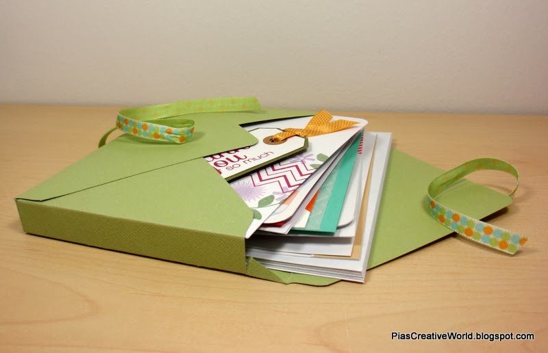 Pia's Creative World: Tutorial: Card box with Envelope Punch Board ...