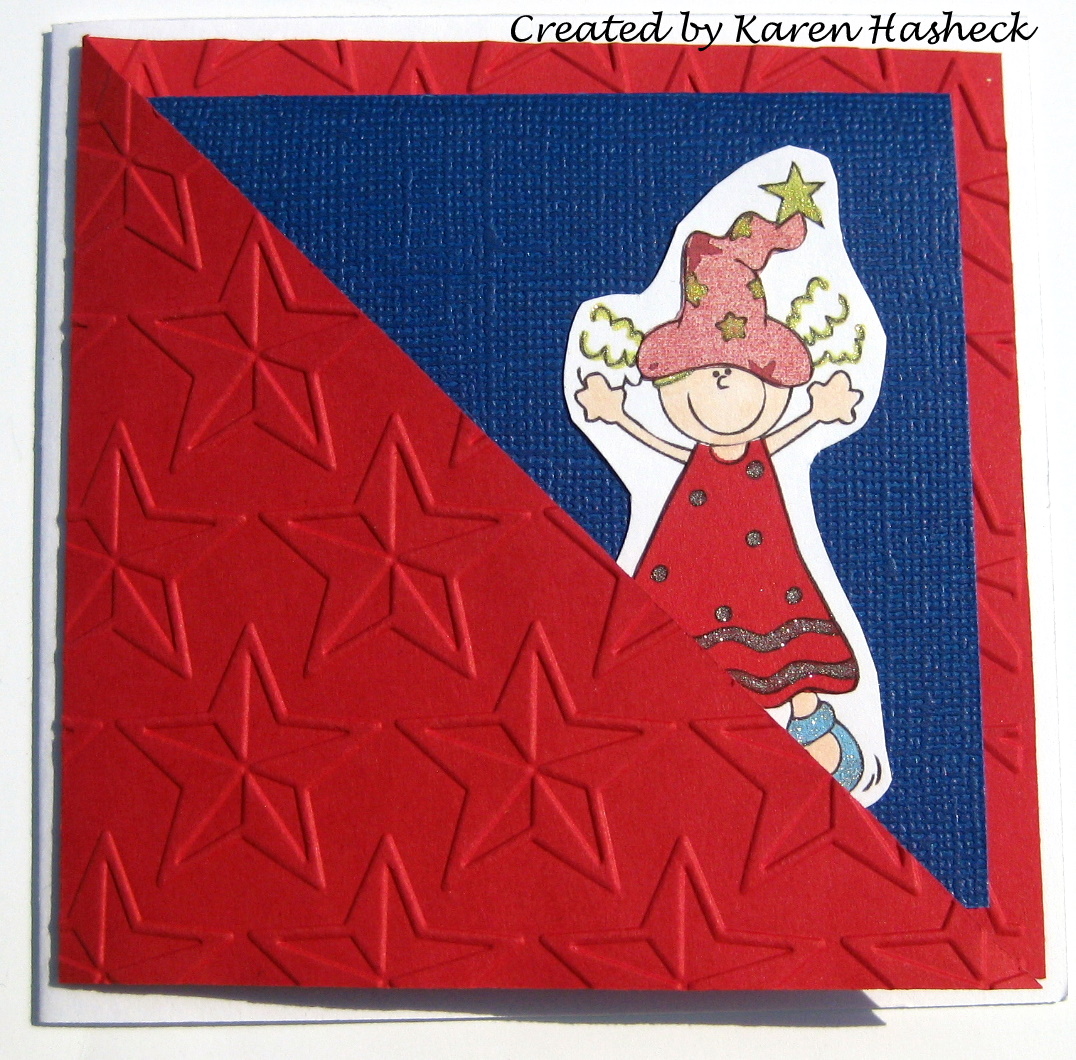 Karen's Kreative Kards: Red White & Blue (for Kids) at SAS4Kids!