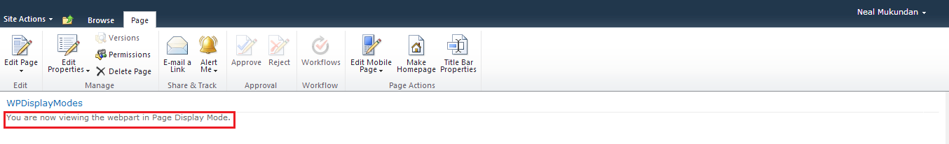 SharePoint: SharePoint 2010 - Handling page display modes in webpart