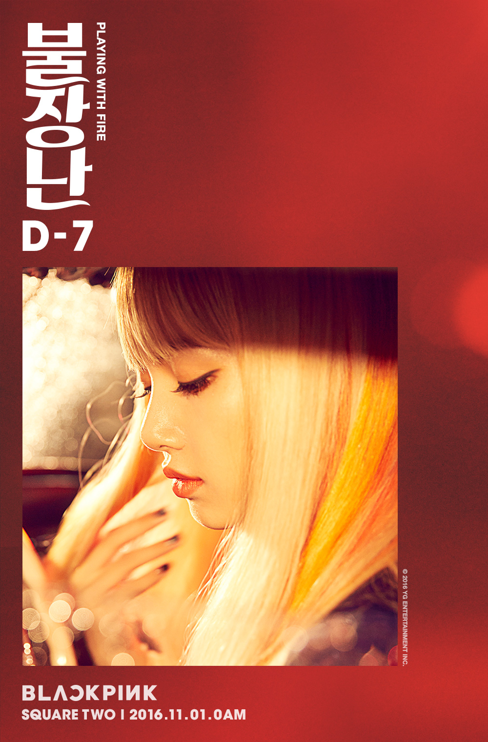 BLACKPINK's LISA – SQUARE TWO ‘불장난’ (PLAYING WITH FIRE) D-7